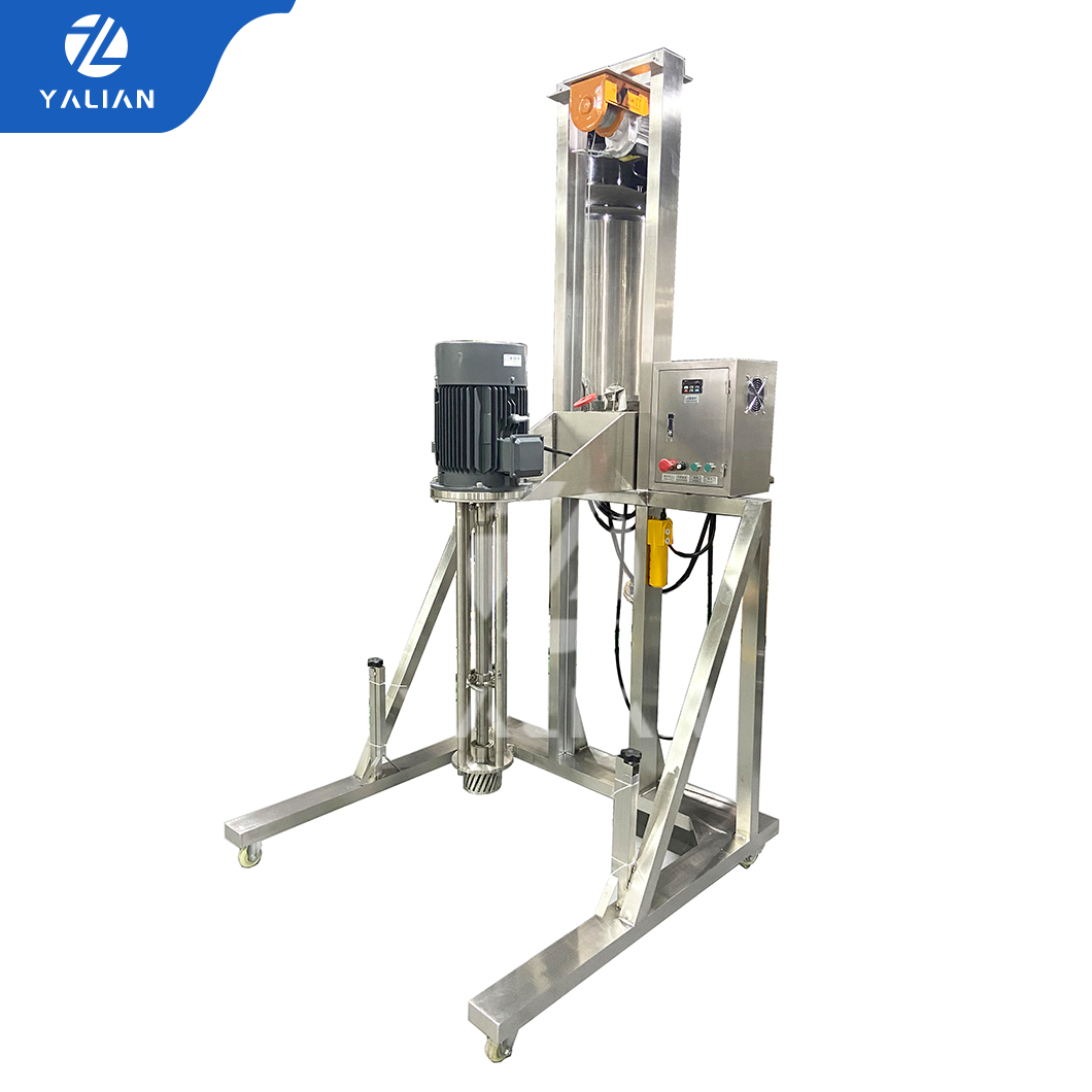 5.5KW Electric Lift High Shear Homogeneous Emulsifier Chemical Cosmetic ...